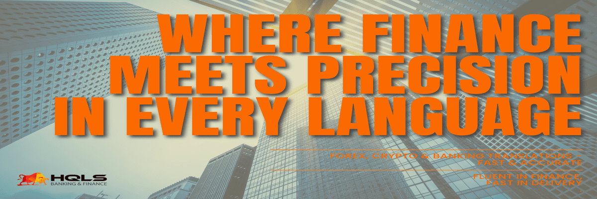 Banking Translation and Financial Translation Services | HQ Language ...